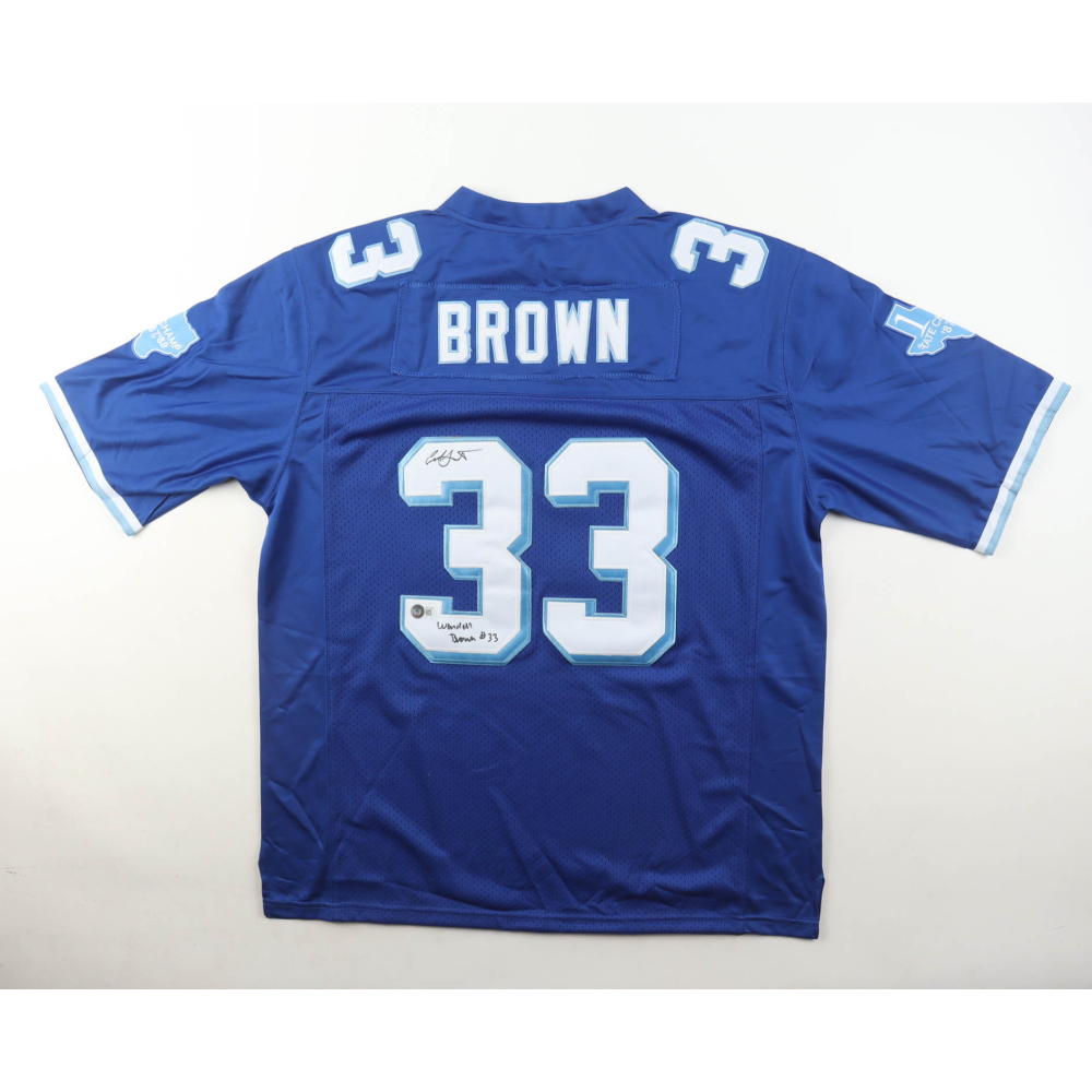 Eliel Swinton Signed Jersey Inscribed "Wendell Brown" (Beckett ...