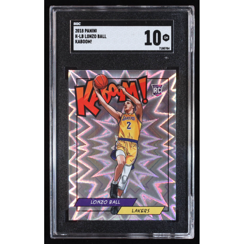 Lonzo Ball 2018 Panini Kaboom #KLB RC (SGC 10) | Pristine Auction