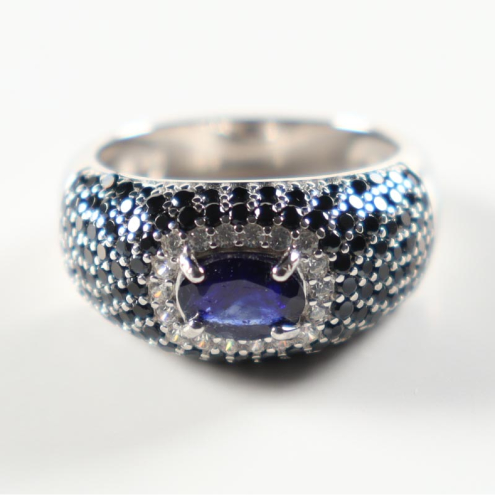 New 2.45 Carat Lab Grown Sapphire Ring | Estimated Retail Value: $1,250 ...