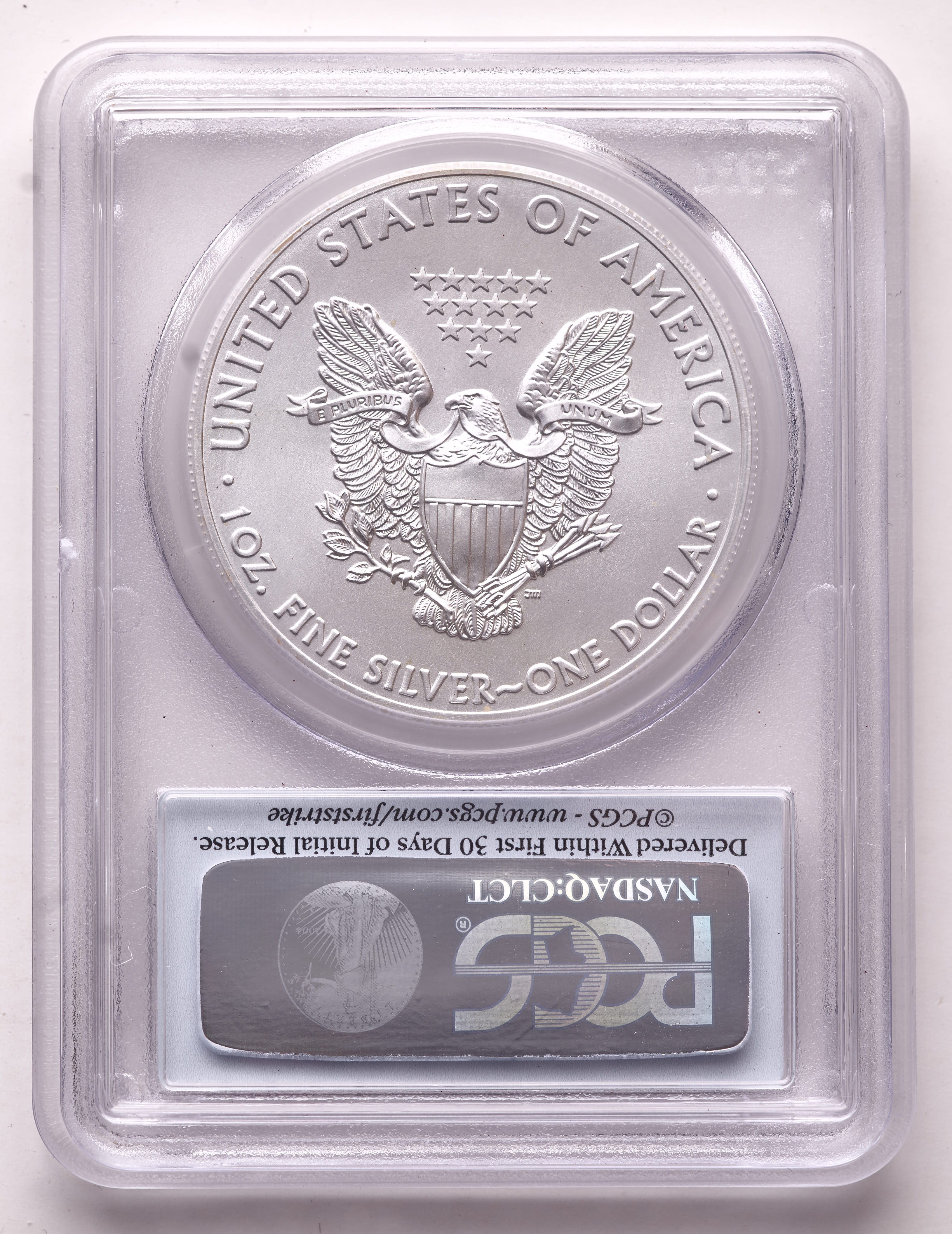 2014 American Silver Eagle $1 One Dollar Coin - First Strike, Struck At West Point (PCGS MS70 ...