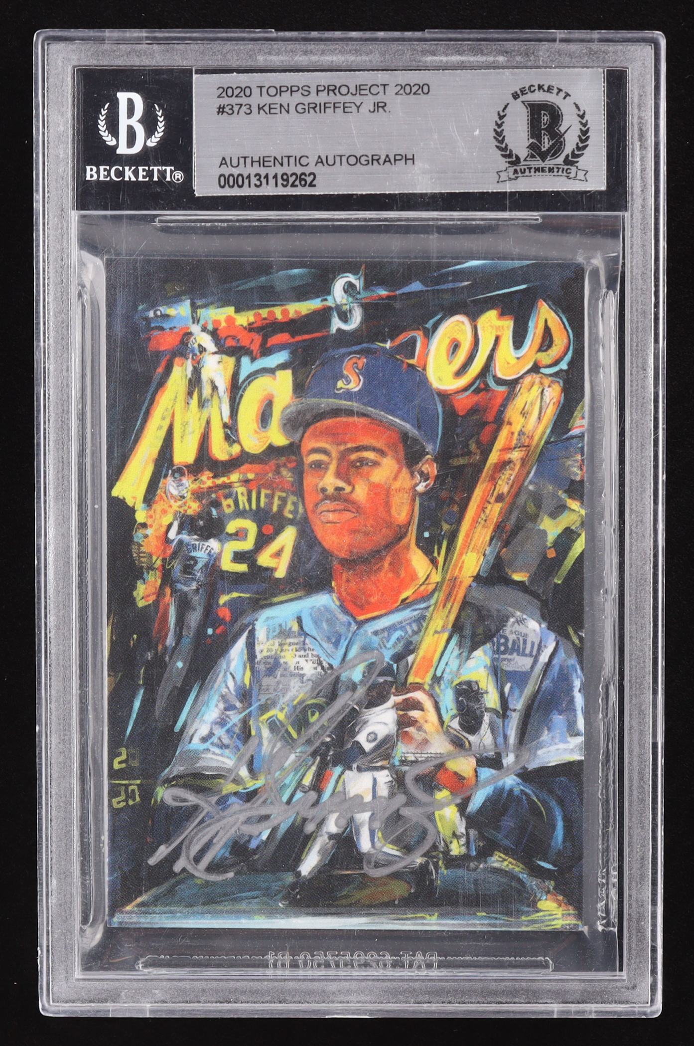 Ken Griffey Jr. Signed 2020 Topps Project 2020 #373 / Andrew Thiele ...