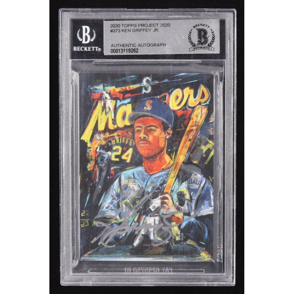 Ken Griffey Jr. Signed 2020 Topps Project 2020 #373 / Andrew Thiele ...