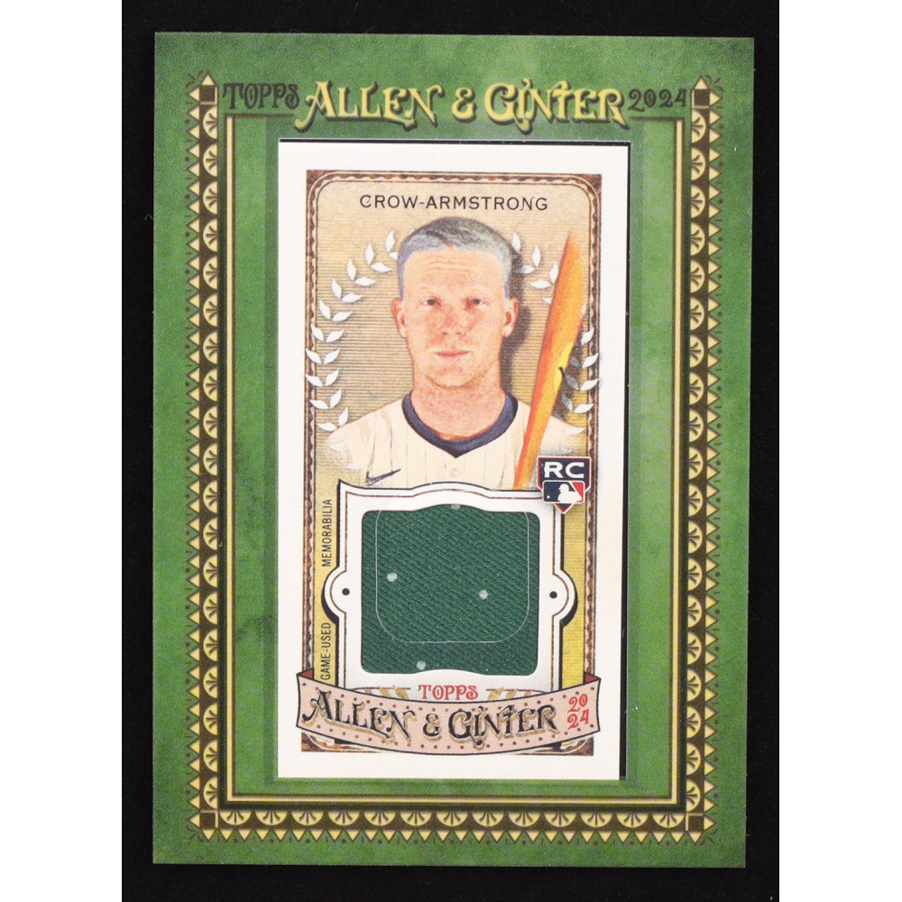 Pete Crow-Armstrong 2024 Topps Allen & Ginter Mini Framed Relic #MFR-PC ...
