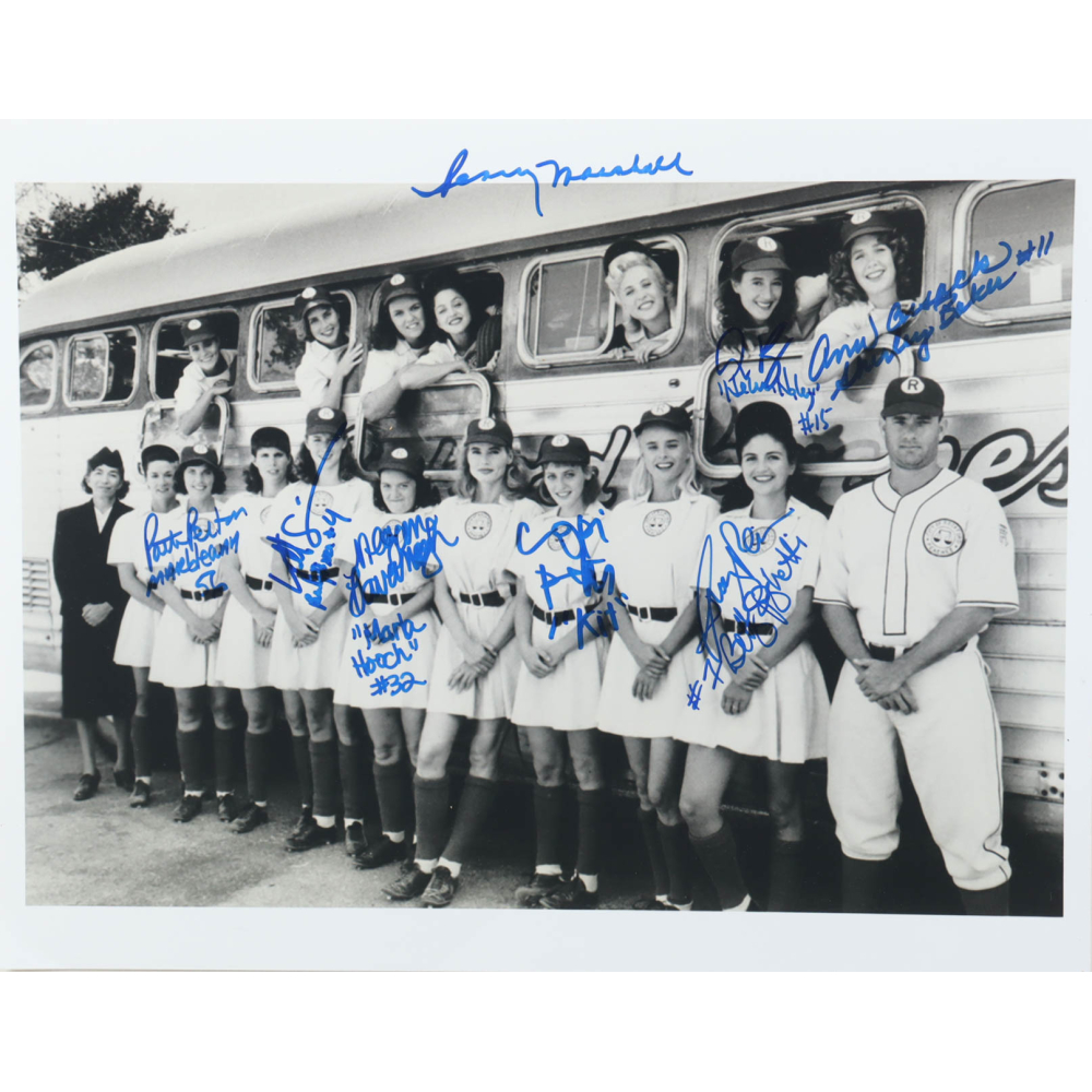 "A League of Their Own" 11x14 Photo Cast Signed By (8) with Patti ...