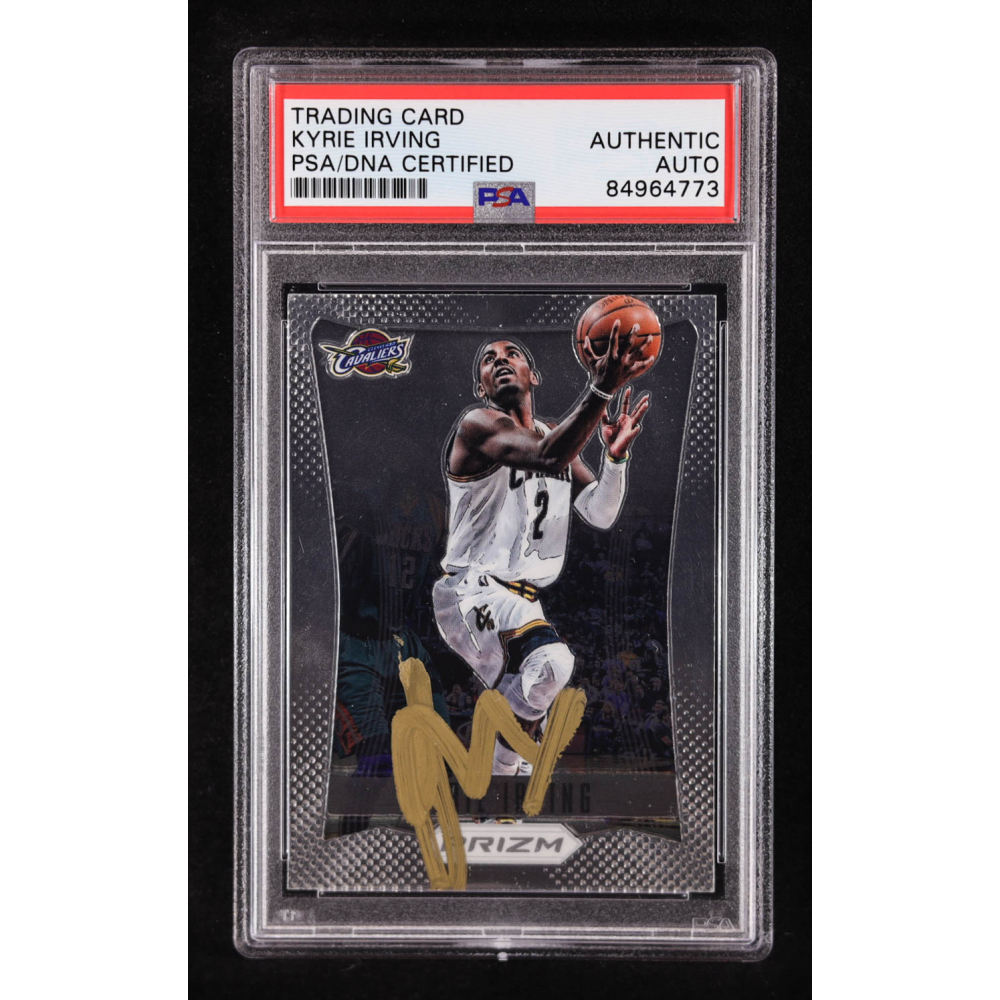 Kyrie Irving Signed 2012-13 Panini Prizm #201 RC (PSA Authentic ...