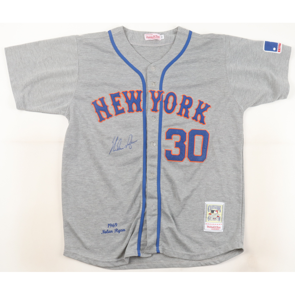 Nolan Ryan Signed Mets Mitchell & Ness Authentic Jersey (PSA) | Pristine Auction