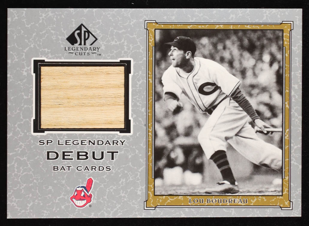 Lou Boudreau 2001 SP Legendary Cuts Debut Game Bat #DLB | Pristine Auction