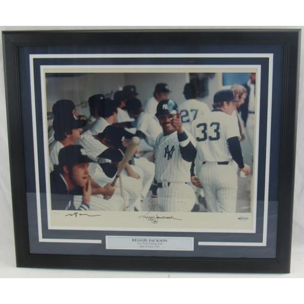 Reggie Jackson Signed Yankees Custom Framed Photo (UDA) | Pristine Auction