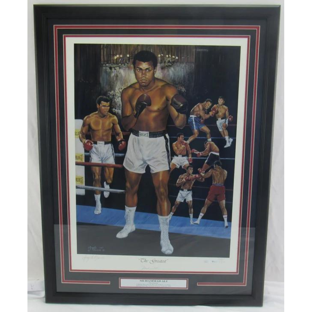 Muhammad Ali Signed Custom Framed Cut (JSA) | Pristine Auction