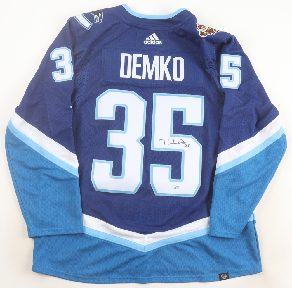 Thatcher Demko Signed All-Star Game Adidas Authentic Jersey (Fanatics ...
