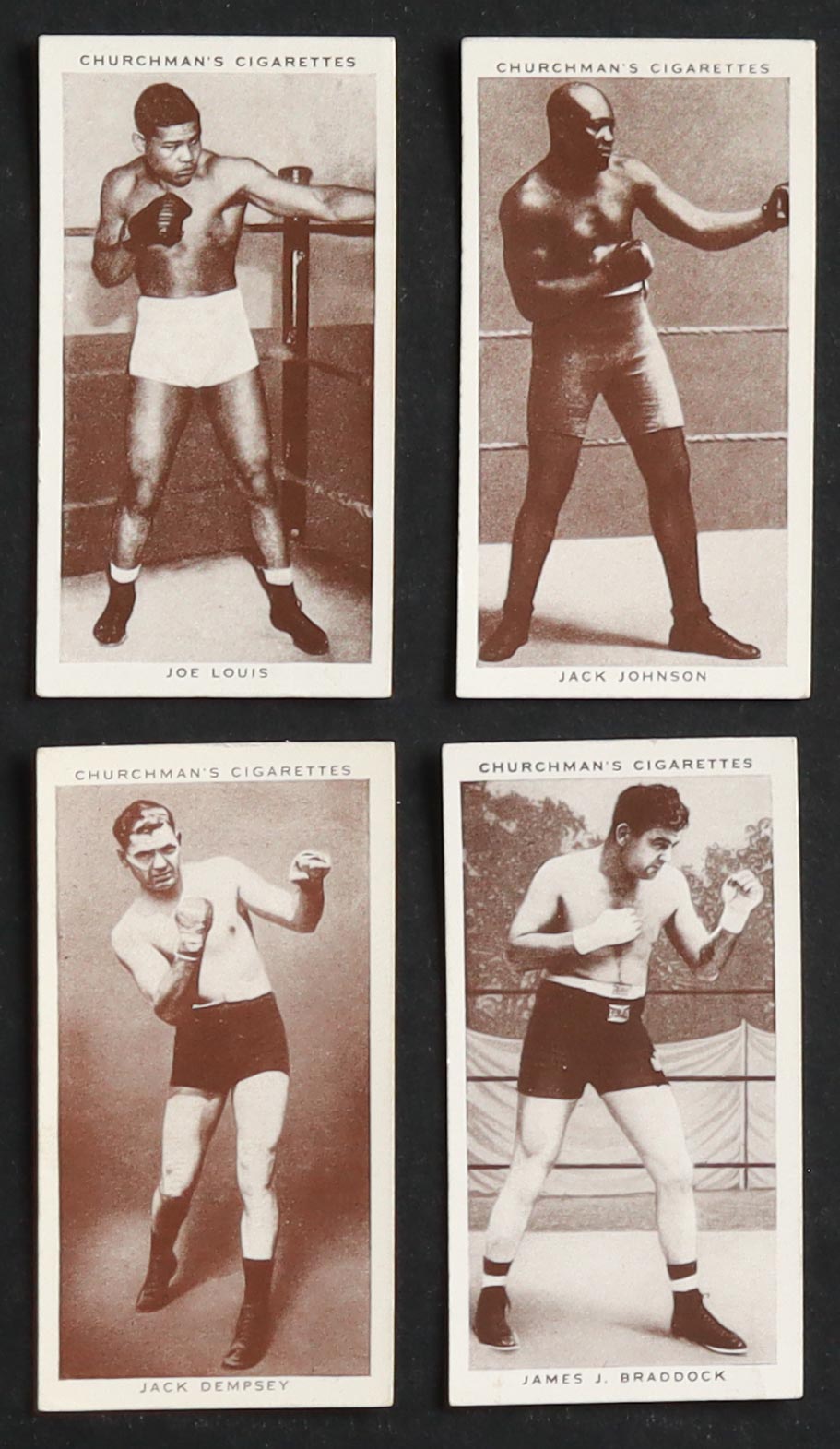 1938 Churchman's Cigarettes Boxing Personalities Complete Trading Card ...