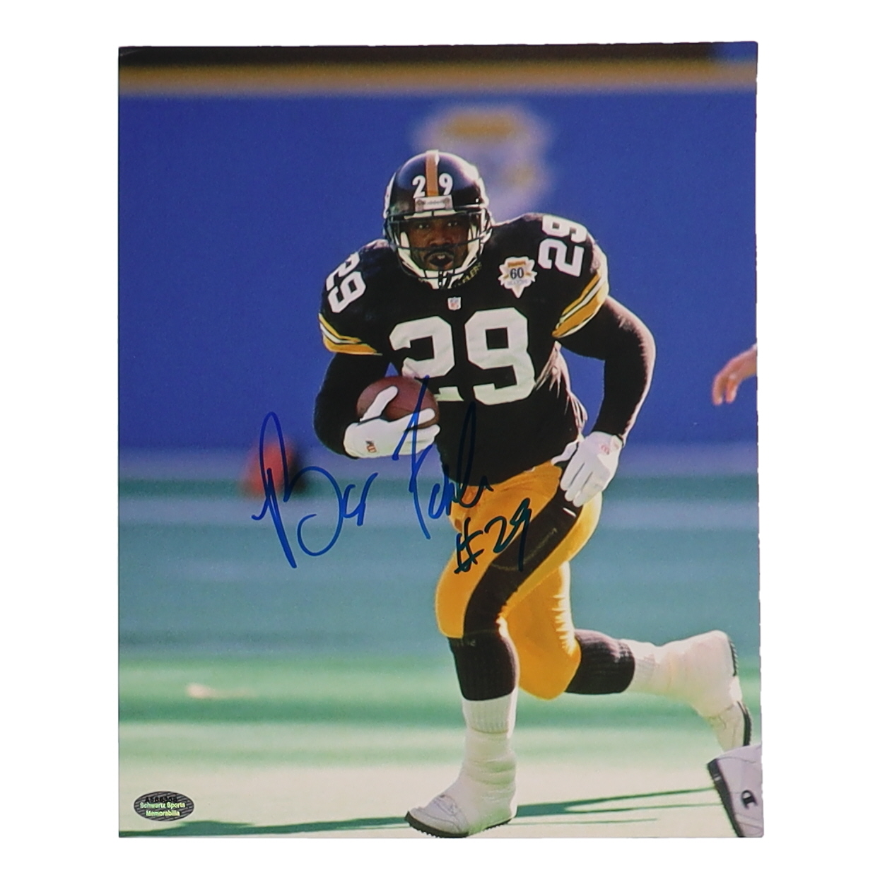 Barry Foster Signed Steelers 8x10 Photo (Schawrtz) | Pristine Auction