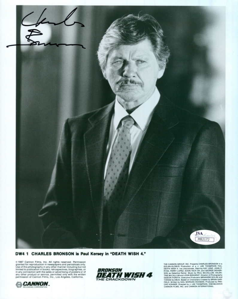 Charles Bronson Signed 8x10 Photo (JSA COA) | Pristine Auction