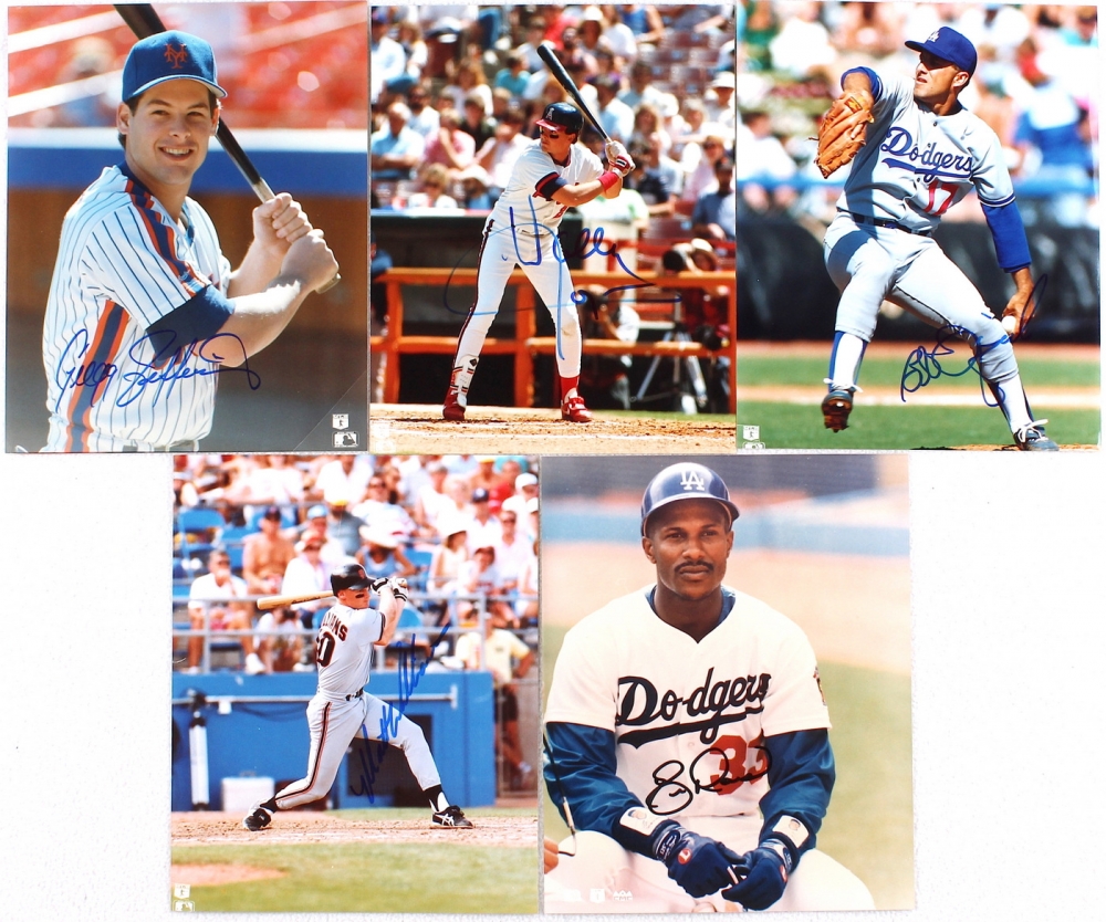 Lot of (5) Baseball 8x10 Photos Signed By Matt Williams, Gregg ...