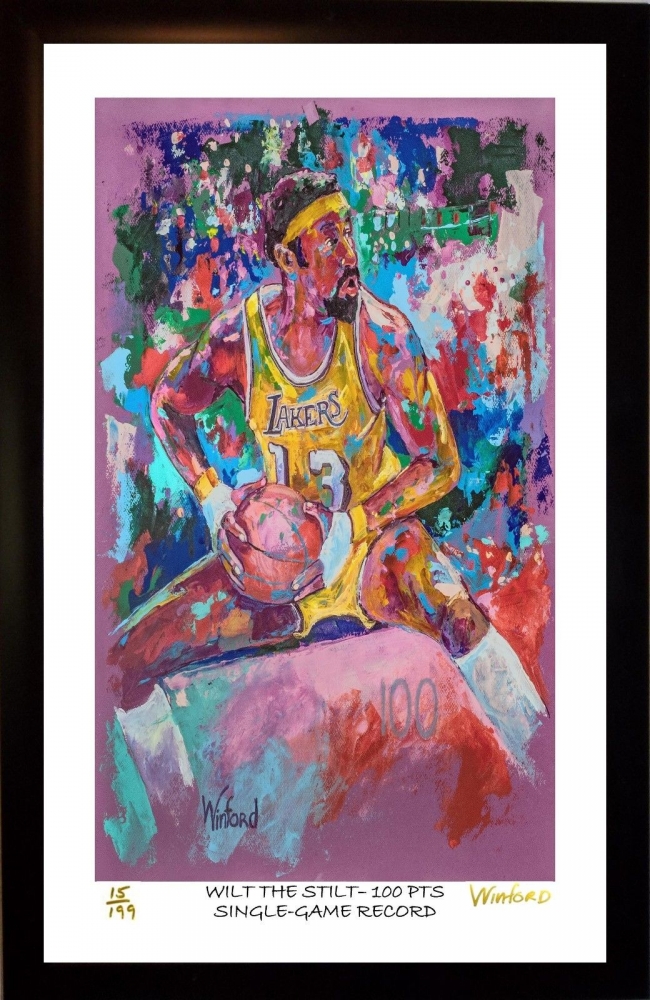 Wilt Chamberlain Lakers 11x17 "Wilt The Stilt - 100 PTS Single-Game ...