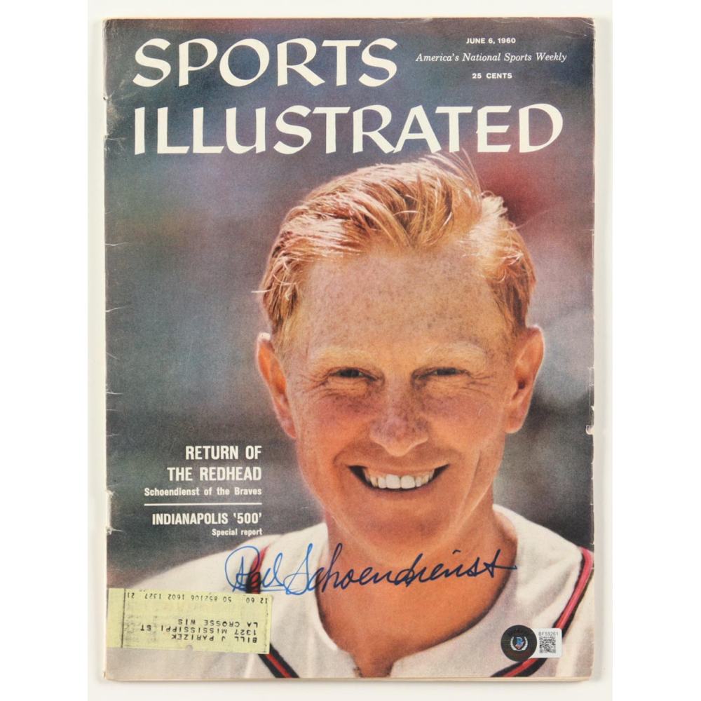 Red Schoendienst Signed 1960 Sports Illustrated Magazine (Beckett) | Pristine Auction