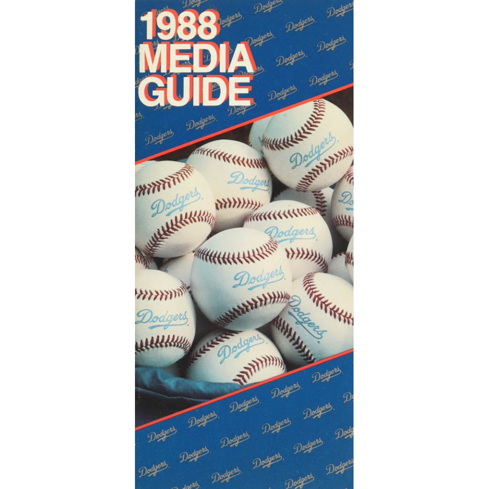 1988 Dodgers Original Baseball Media Guide | Pristine Auction