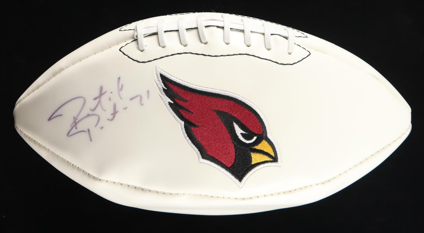 Patrick Peterson Signed Cardinals Logo Football in Display Case (JSA ...