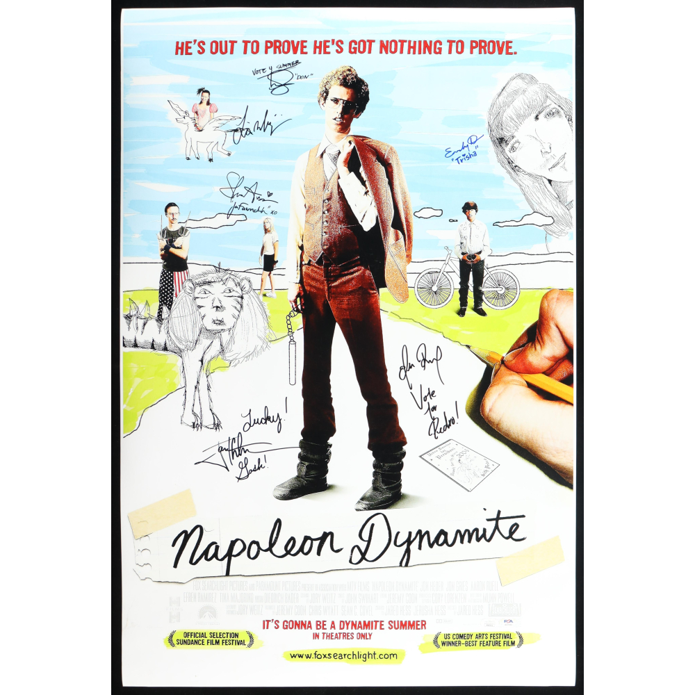 "Napoleon Dynamite" 24x36 Movie Poster Photo Cast-signed By (6 ...