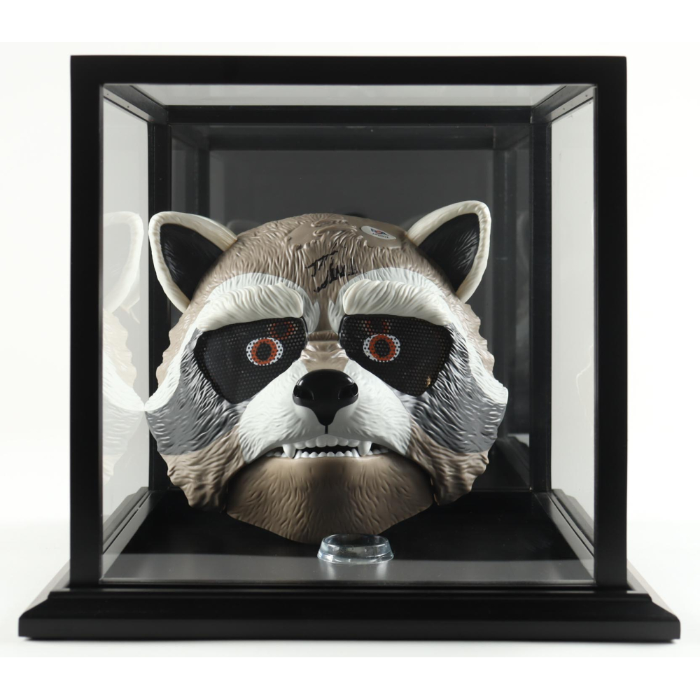 Stan Lee Signed "Guardians Of The Galaxy" Rocket Raccoon Toy Mask With ...