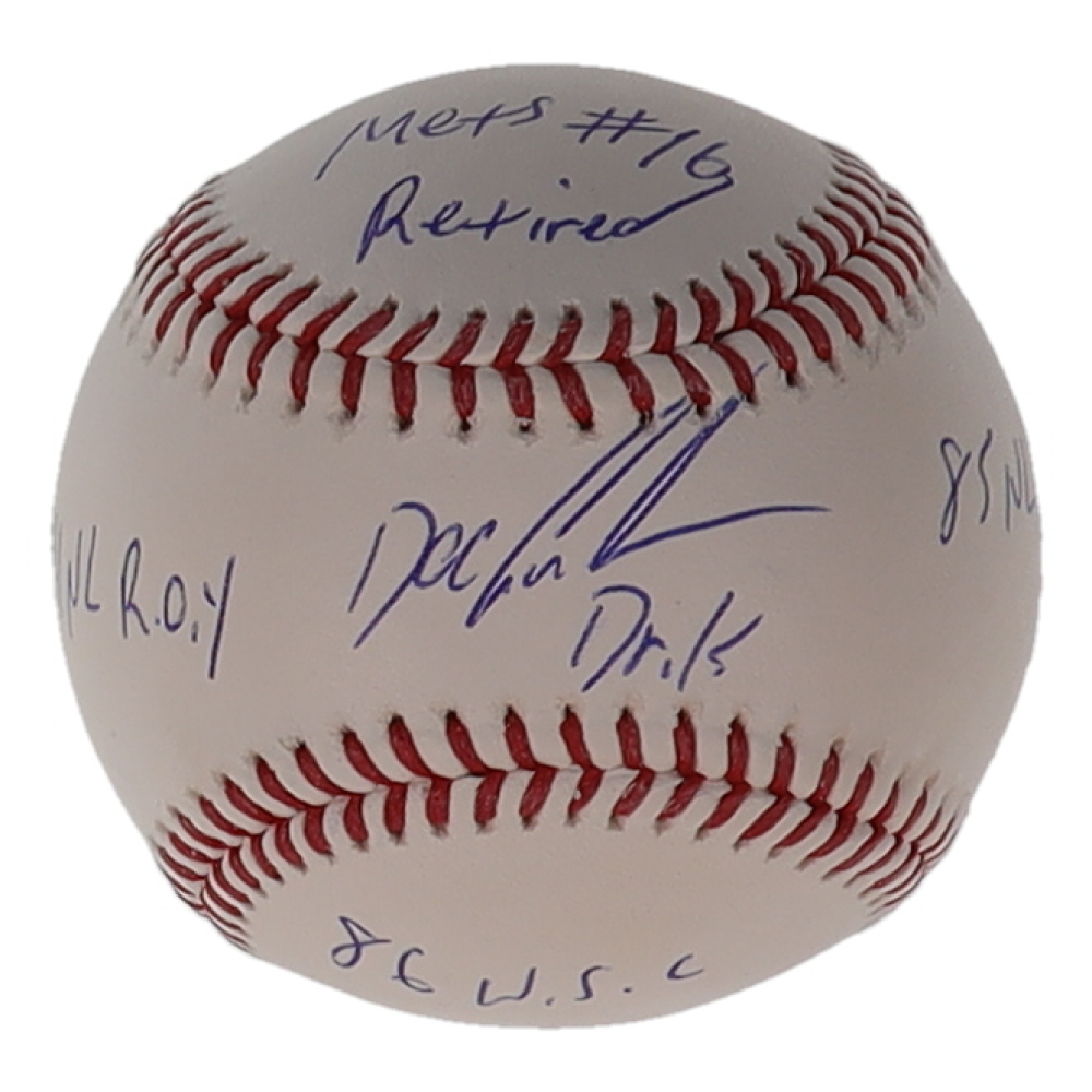 Dwight "Doc" Gooden Signed OML Baseball With Multiple Inscriptions ...