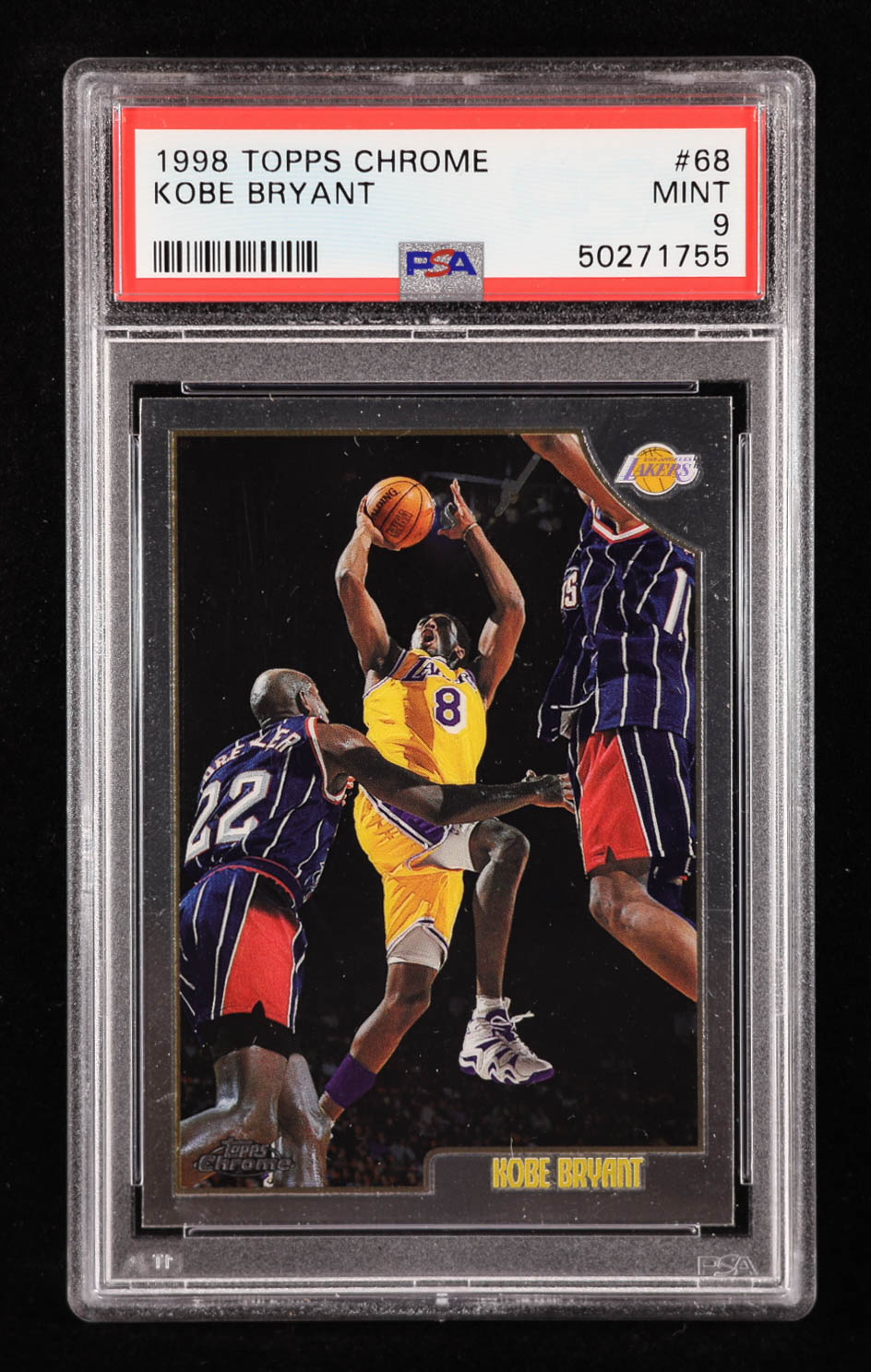 Kobe Bryant 1998-99 Topps Chrome #68 (PSA 9) | Pristine Auction
