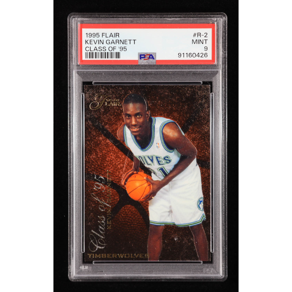 Kevin Garnett 1995-96 Flair Class of '95 #R2 RC (PSA 9) | Pristine Auction