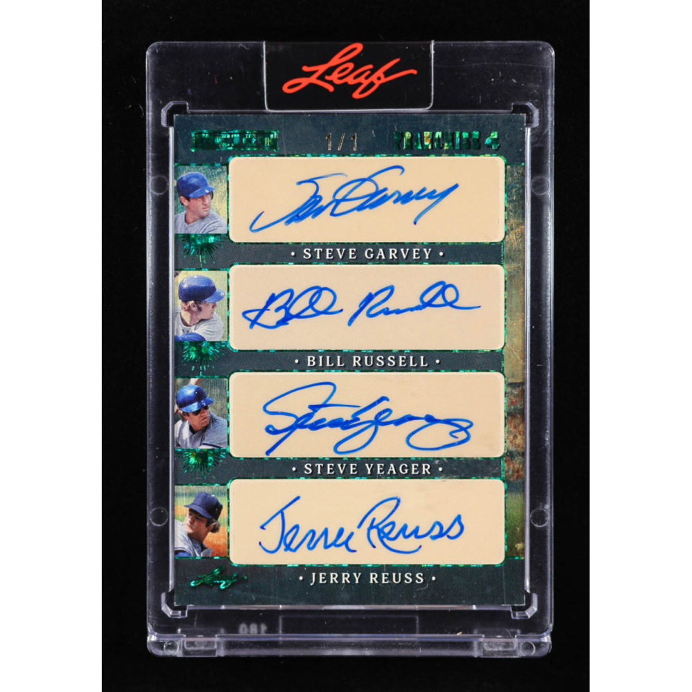 Steve Garvey / Bill Russell / Steve Yeager / Jerry Reuss 2025 Leaf ...