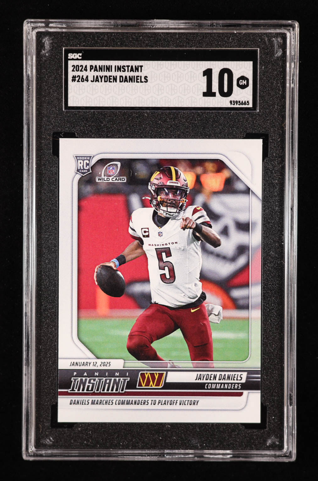 Jayden Daniels 2024 Panini Instant #264 RC (SGC 10) | Pristine Auction