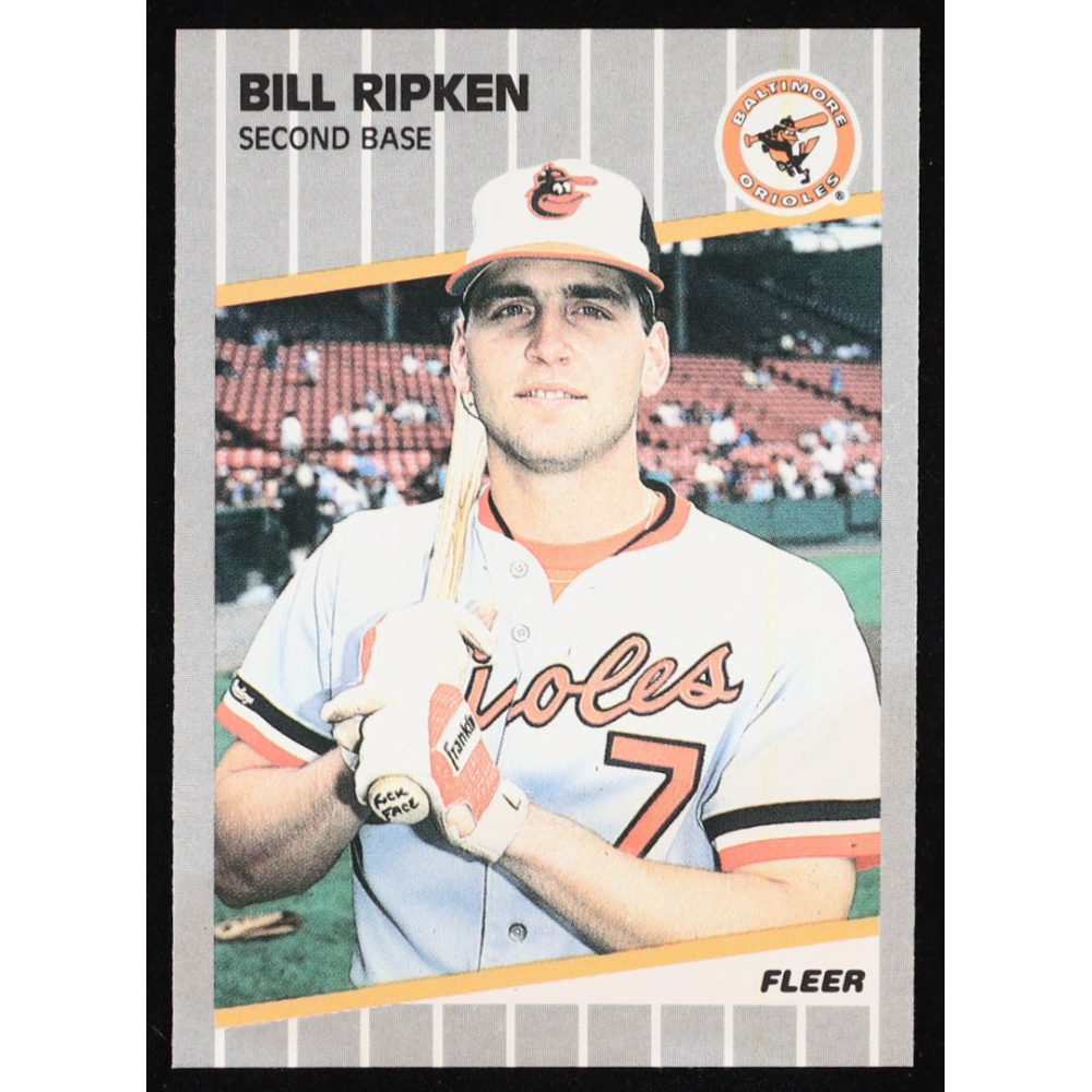 Billy Ripken 1989 Fleer #616 / F@#! FACE Error | Pristine Auction