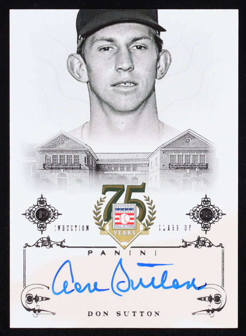 Don Sutton 2014 Panini Hall of Fame Signatures #79 | Pristine Auction
