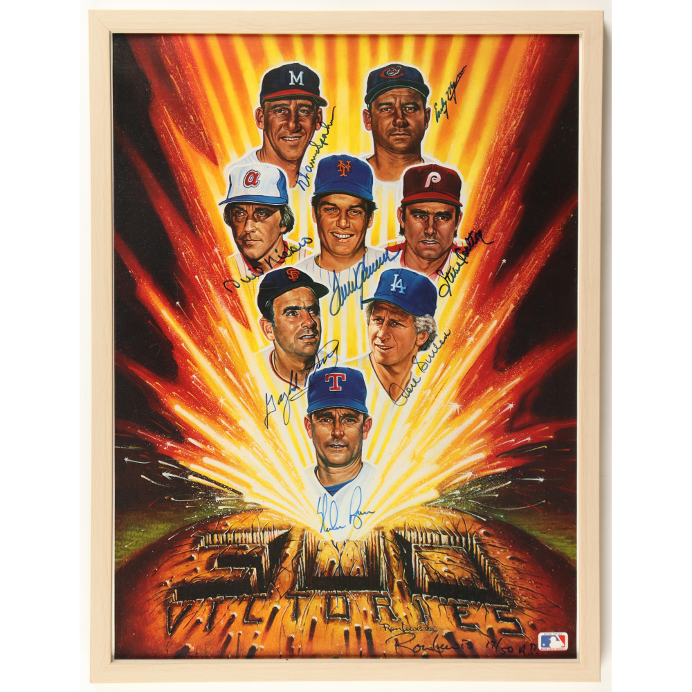 Nolan Ryan, Gaylord Perry, Tom Seaver, Don Sutton | "300 Win Club" LE ...