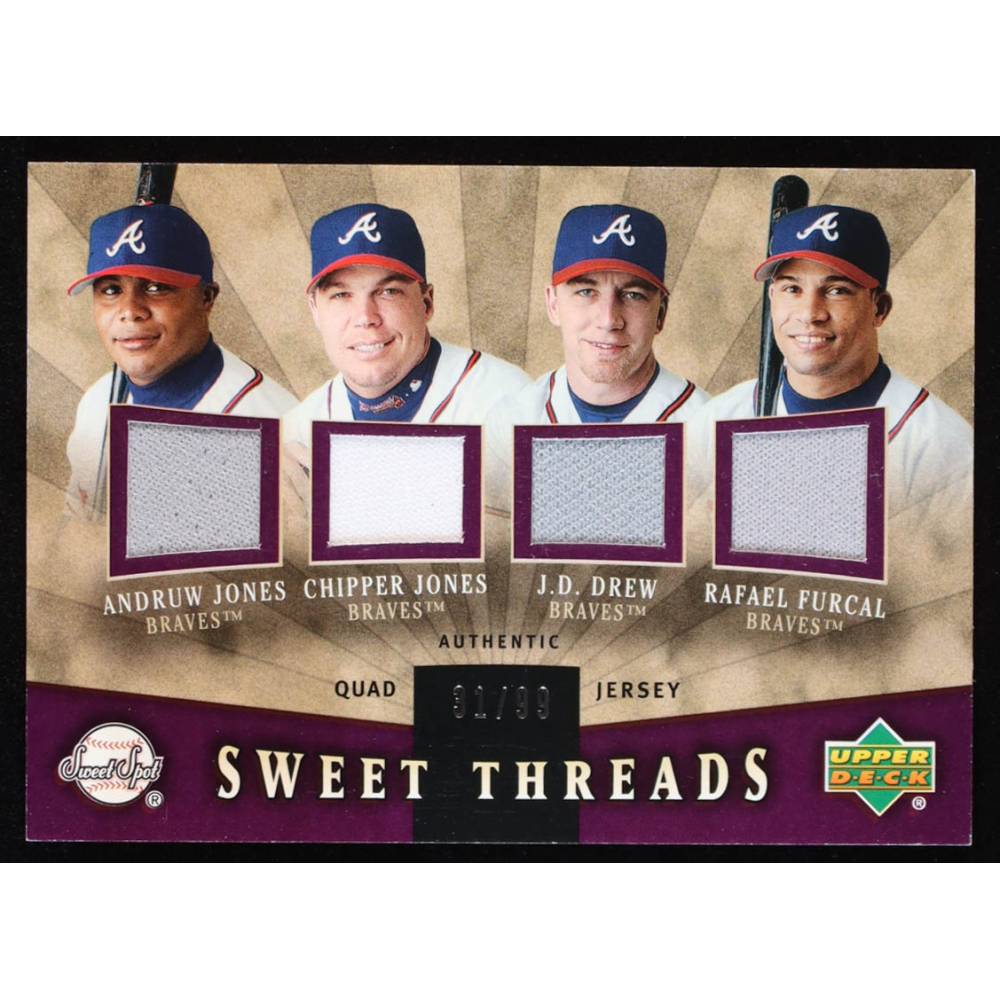 Andruw Jones / Chipper Jones / J.D. Drew / Rafael Furcal 2004 Sweet ...