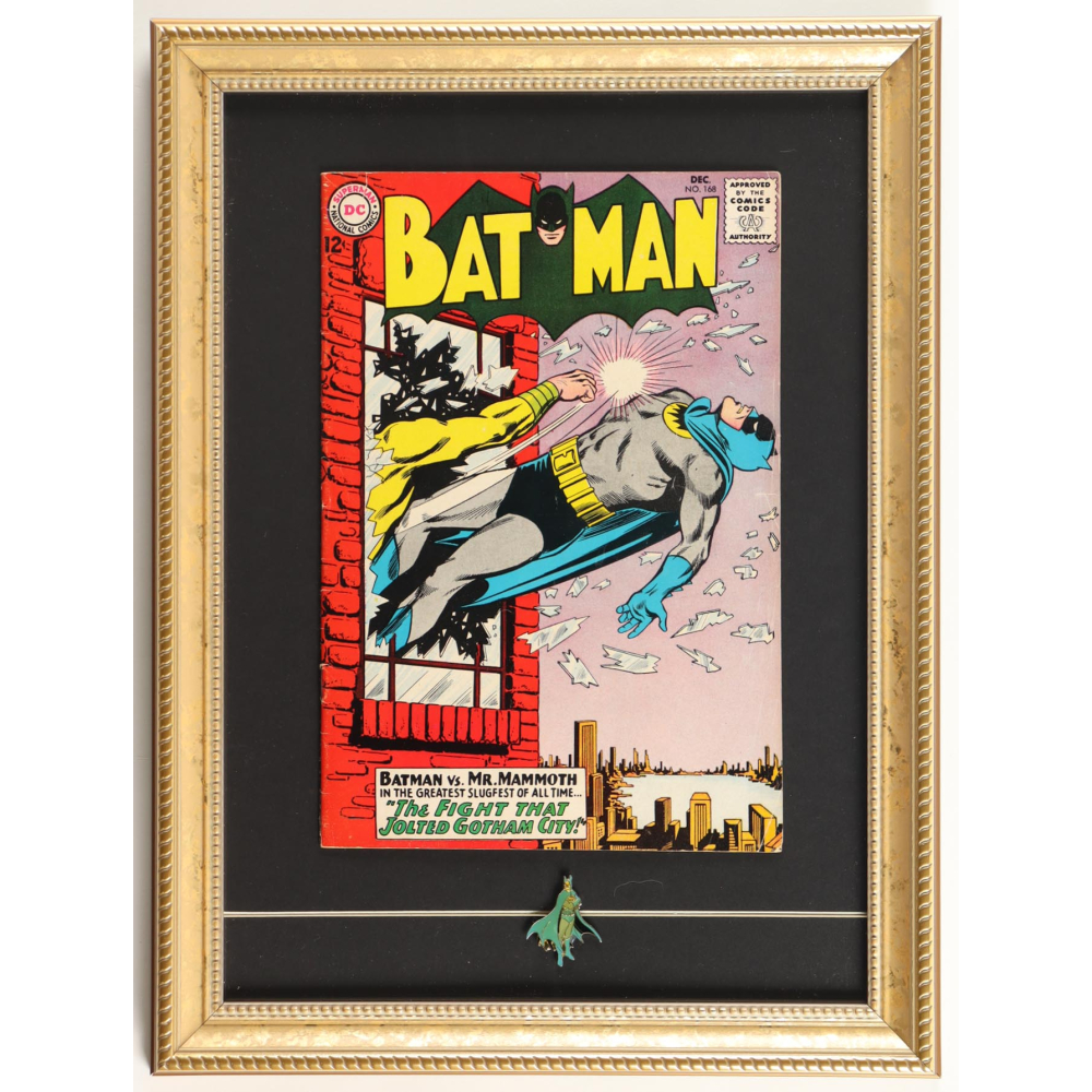 1964 "Batman" Issue #168 DC Custom Framed Comic Book Display With ...