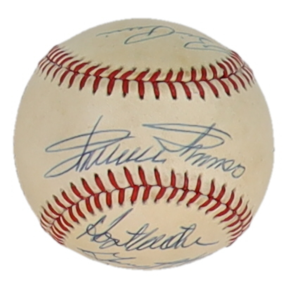 OAL Baseball Signed by (8) with Minnie Minoso, Dick Allen, Hoyt Wilhelm ...