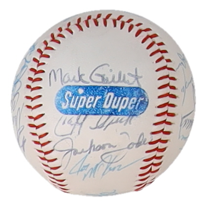 Bisons Logo Baseball Signed by (20) with Ron Kittle, Joel Skinner ...