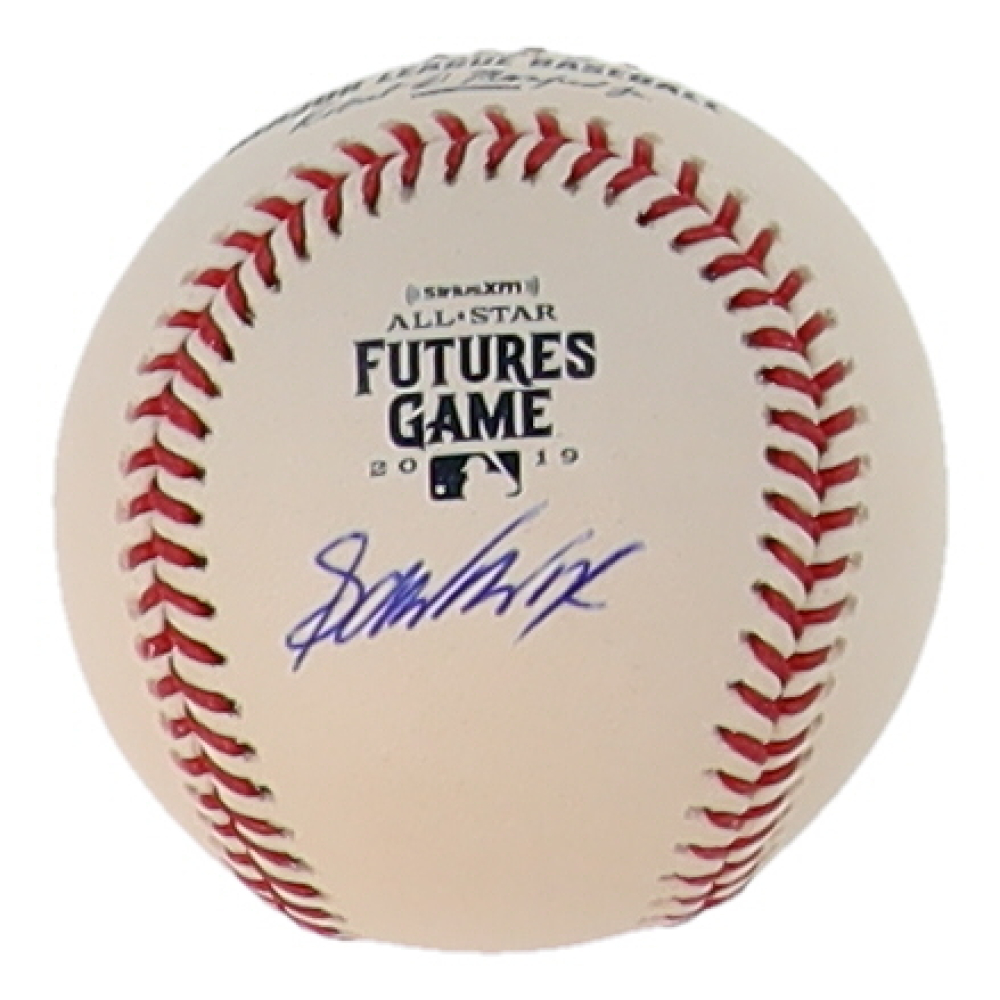 Gavin Lux Signed OML 2019 All-Star Futures Game Logo Baseball (JSA ...