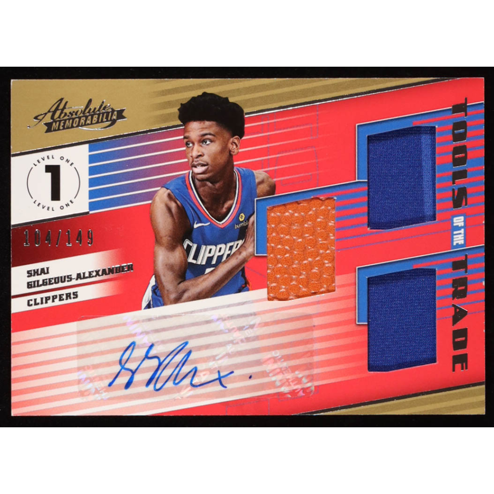 Shai Gilgeous-Alexander 2018-19 Absolute Memorabilia Tools of the Trade ...