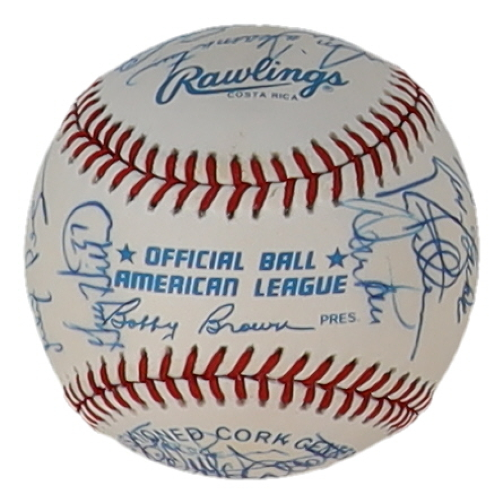 OAL Baseball Signed by (23) with Tim Raines, Frank Thomas, Sammy Sosa ...