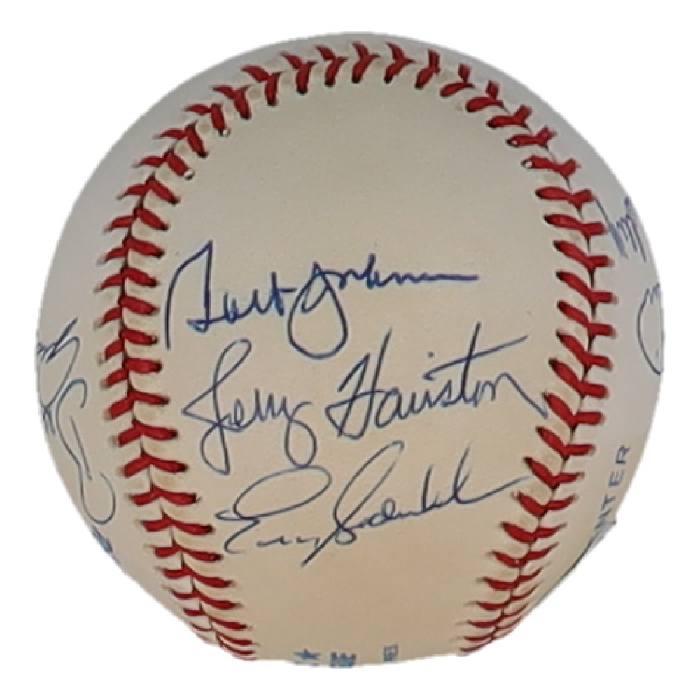 OAL Baseball Signed by (10) with Gene Oliver, Bill Campbell, J.C ...