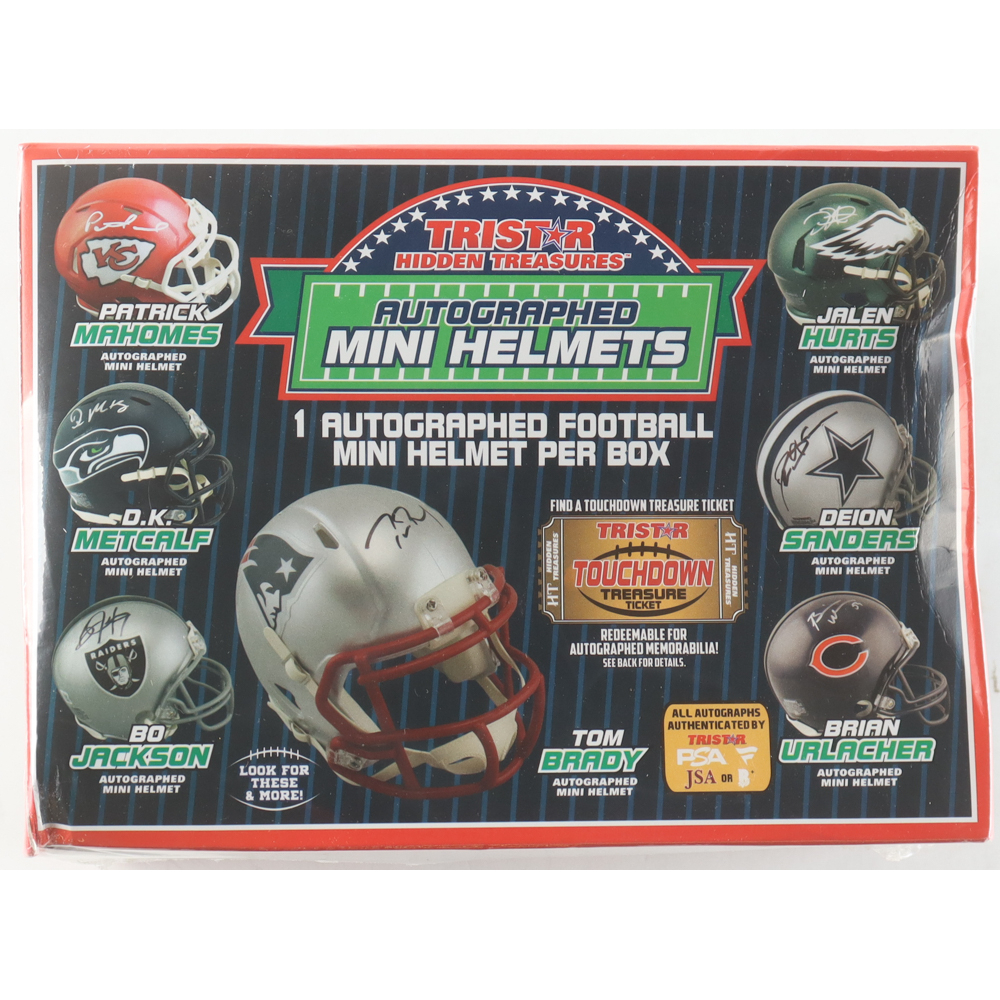 2024 Tristar Hidden Treasures Autograph Mini Helmet Mystery Box with (1 ...