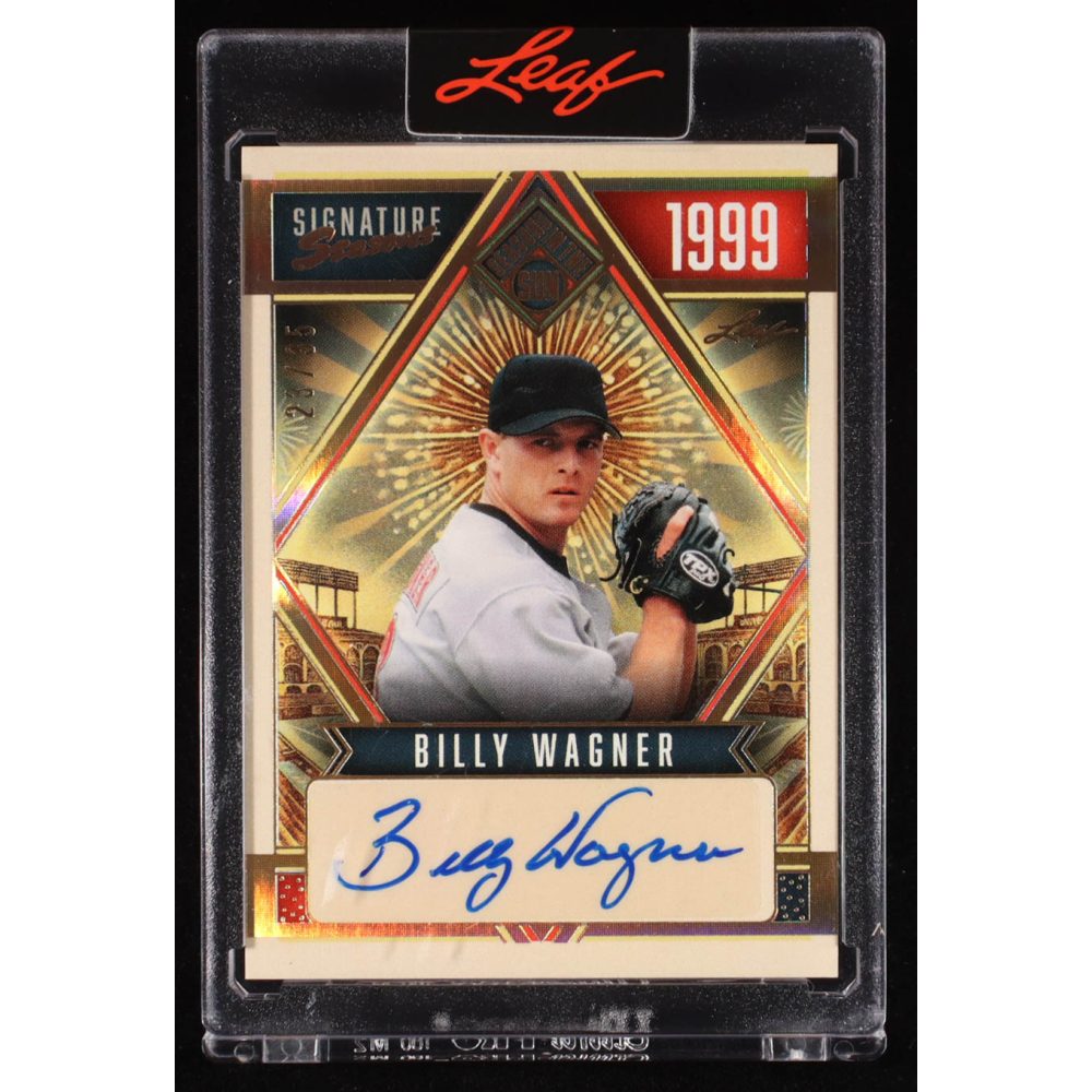 Billy Wagner Signed 2025 Leaf Seasons In The Sun Signature Series #SSE ...