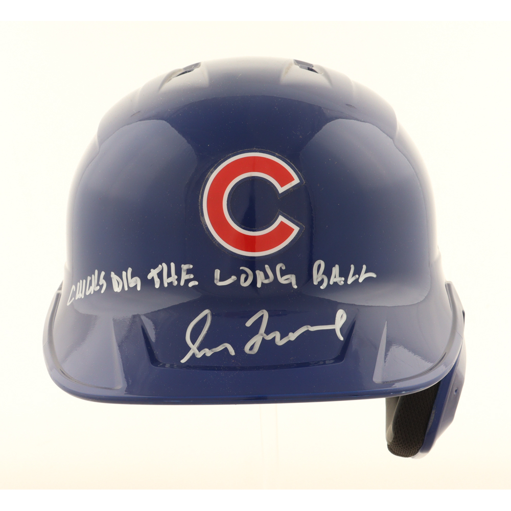 Greg Maddux Signed Cubs Full-Size Batting Helmet Inscribed "Chicks Dig the Long Ball!" (Radtke ...