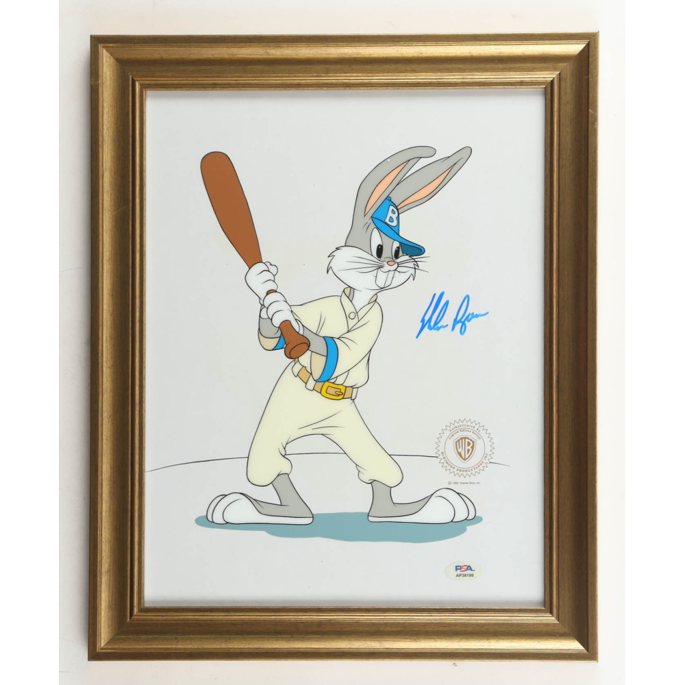 Nolan Ryan Signed 1992 Warner Brothers "Bugs Bunny At Bat" LE Animation ...