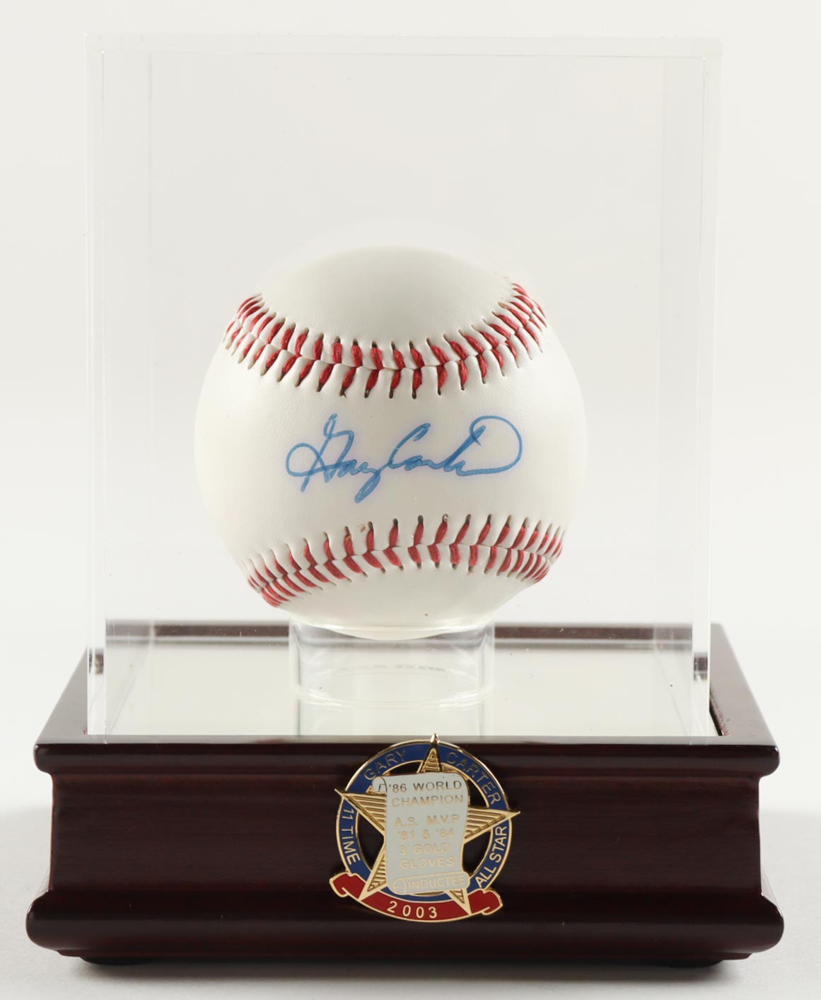 Gary Carter Signed ONL Baseball With Display Case (PSA) | Pristine Auction