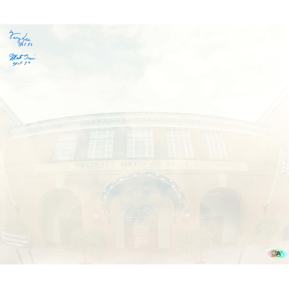 George Kell & Monte Irvin Signed Hall of Fame 20x24 Photo Inscribed ...