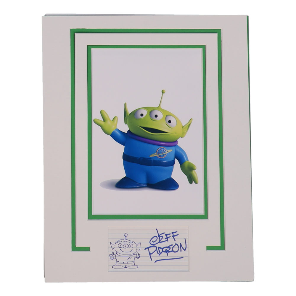 Jeff Pidgeon Signed "Toy Story" 11x14 Custom Matted Cut Display With ...