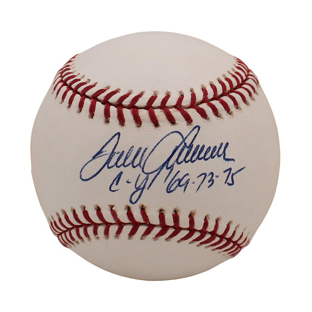 Tom Seaver Signed OML Baseball Inscribed "CY '69-73-75" (JSA ...
