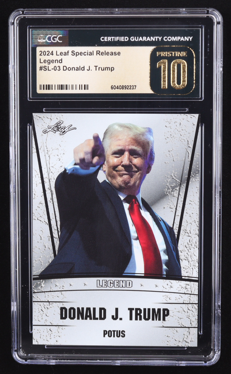 Donald J. Trump 2024 Leaf Special Release Legend #SL03 (CGC 10) | Pristine Auction