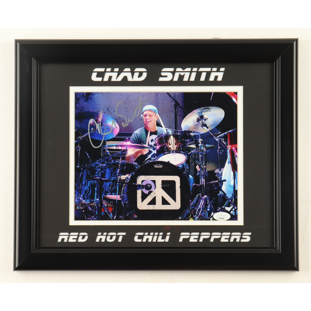 Chad Smith Signed "Red Hot Chili Peppers" Custom Framed Photo Display ...